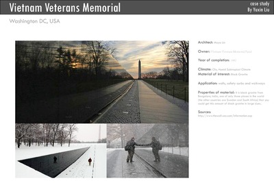 "Vietnam Veterans Memorial" by Maya Lin