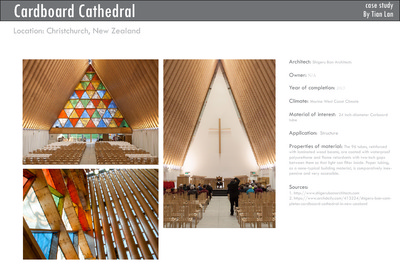"Cardboard Cathedral" by Shigeru Ban Architects